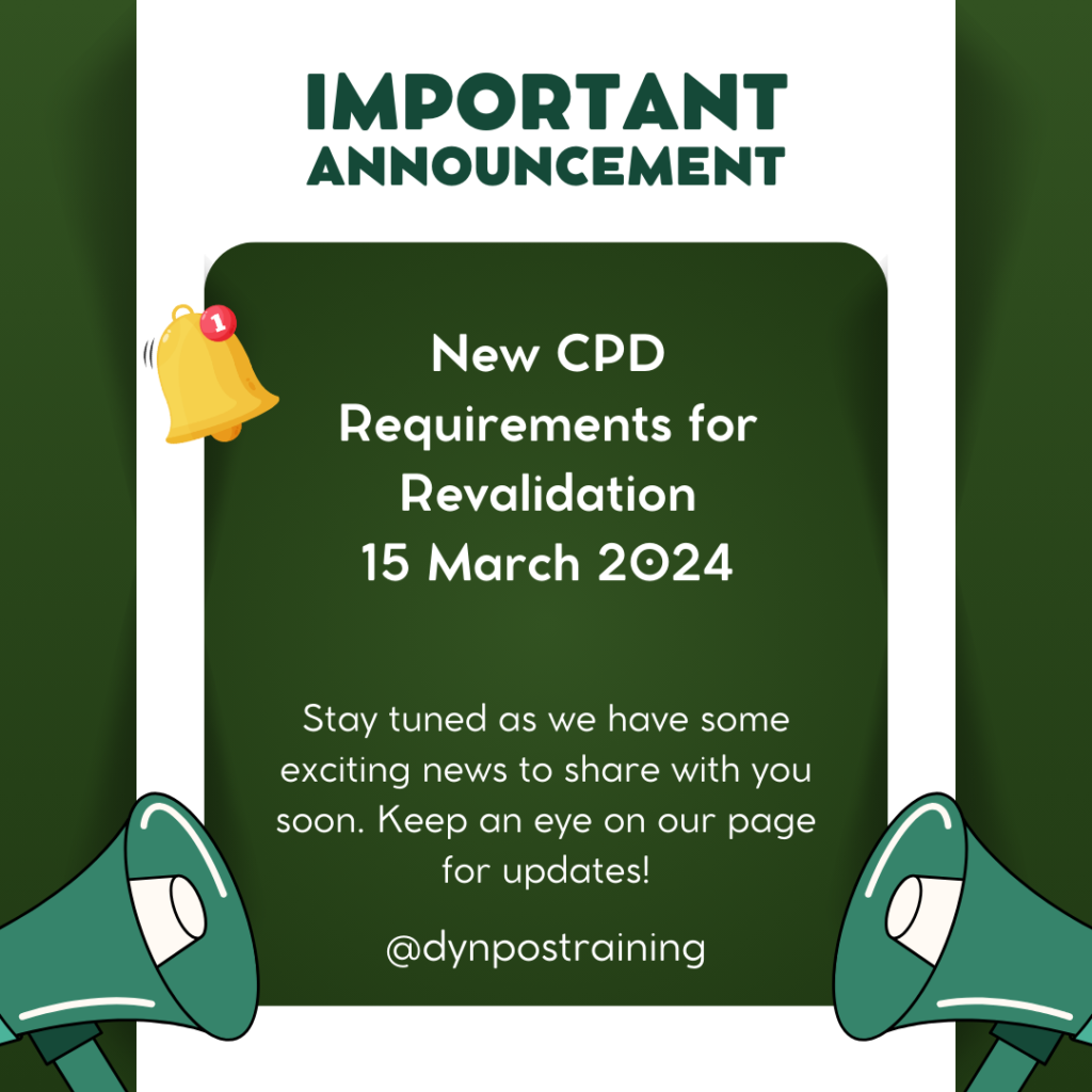 New CPD Requirements for Revalidation – 15 March 2024 – DPT Offshore Marine